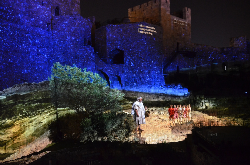 KING DAVID: Lasers New Light from Jerusalem – The Real Jerusalem Streets
